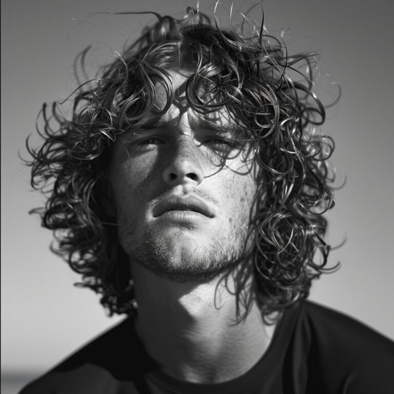 Riding the Wave: The Curly Surfer Hairstyles for Men