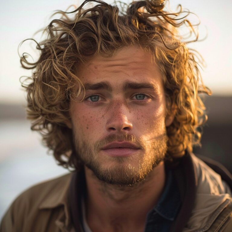 Riding the Wave: The Curly Surfer Hairstyles for Men