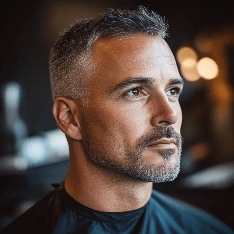 Stylish and Low Maintenance Short Hairstyles for Men in Their 40s