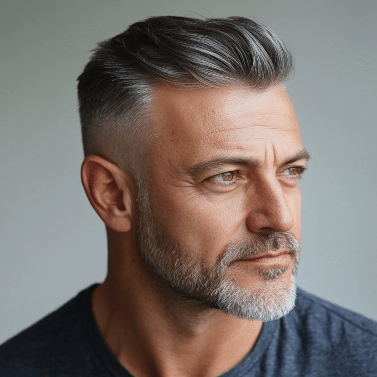 Trendy Short Gray Hairstyles: Stylish Cuts for Older Men Embracing ...
