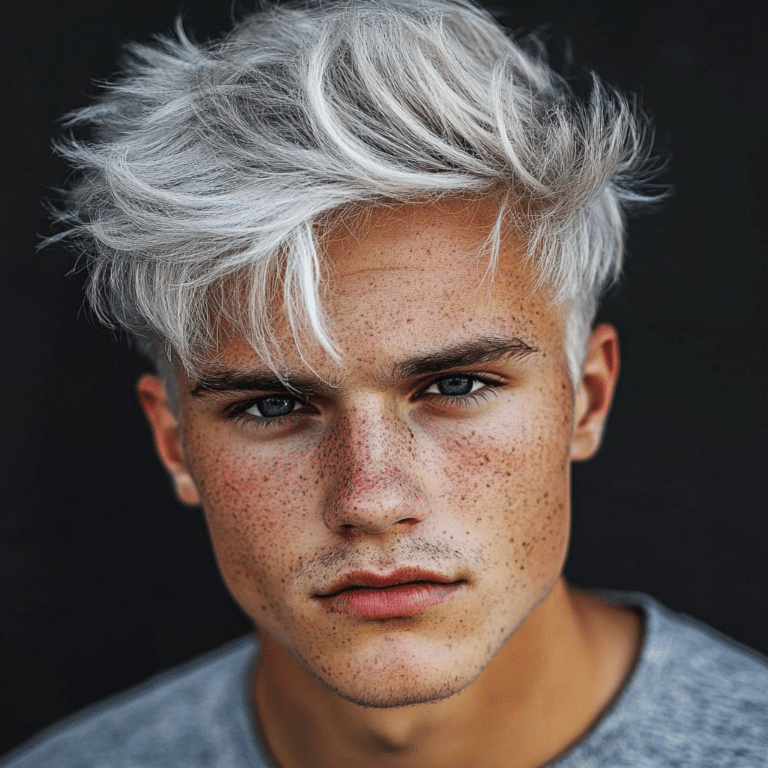 Silver Color Hair for Men: A Modern Statement