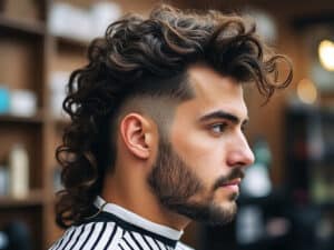 The Curly Hair Mullet: A Bold Look for Men