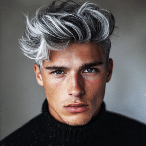 Silver Color Hair for Men: A Modern Statement