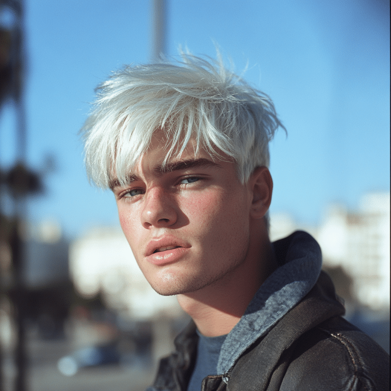 Silver Color Hair for Men: A Modern Statement