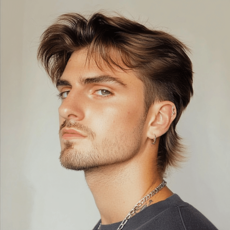 The Middle Part Mullet: A Unique Look for Men