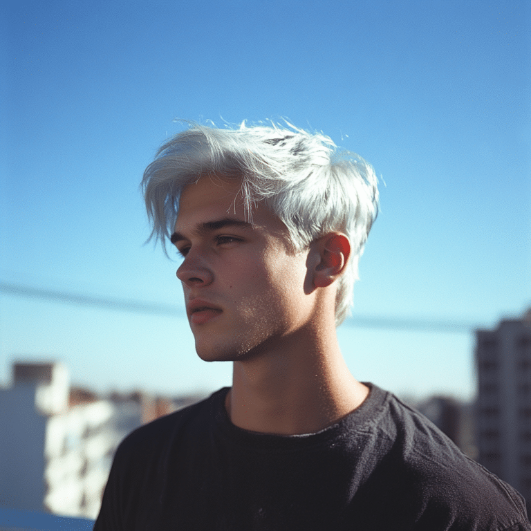 Silver Color Hair for Men: A Modern Statement