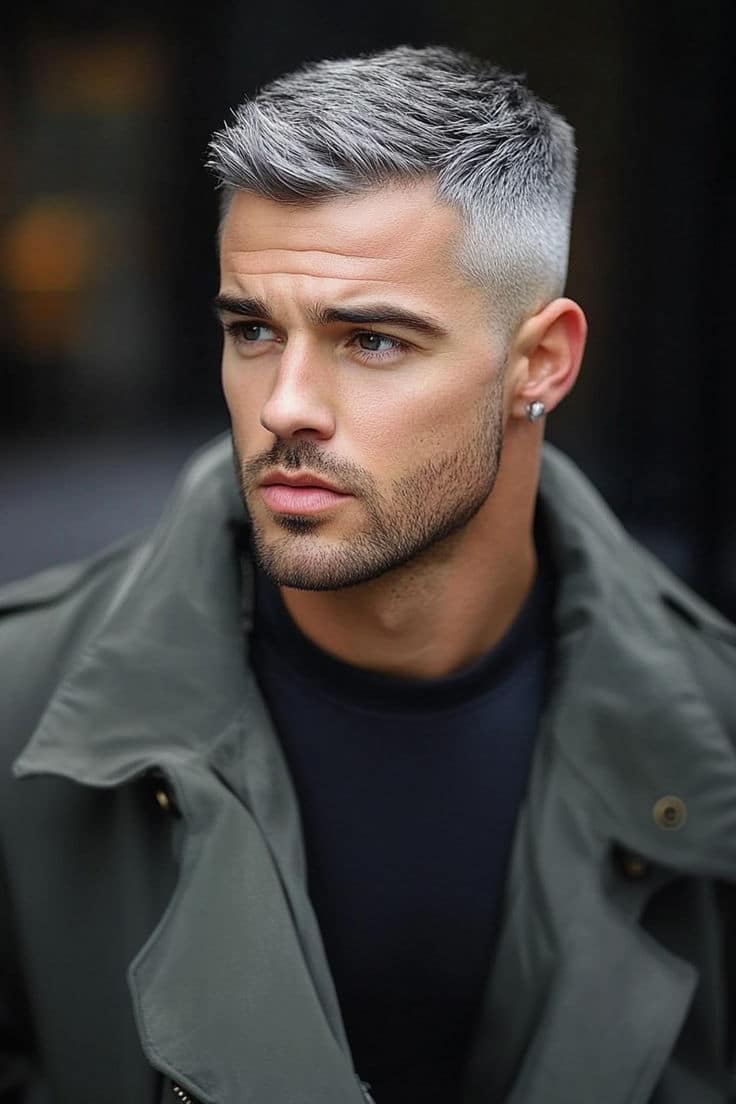 Silver Color Hair for Men: A Modern Statement