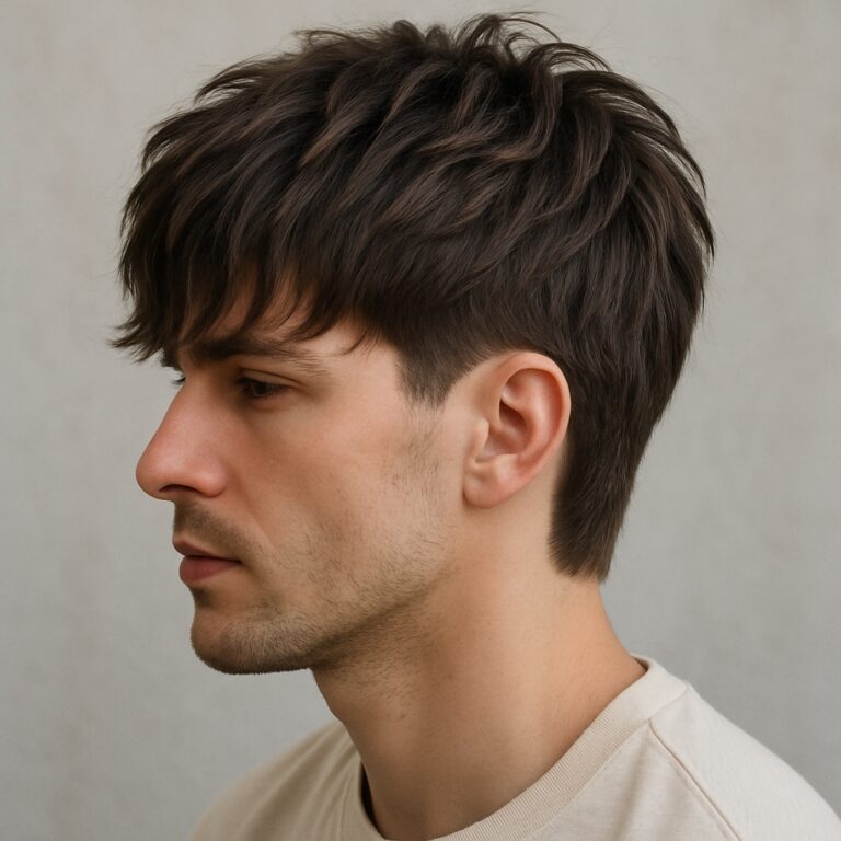 Blowout Taper with Textured Fringe and Other Blowout Styles for Men