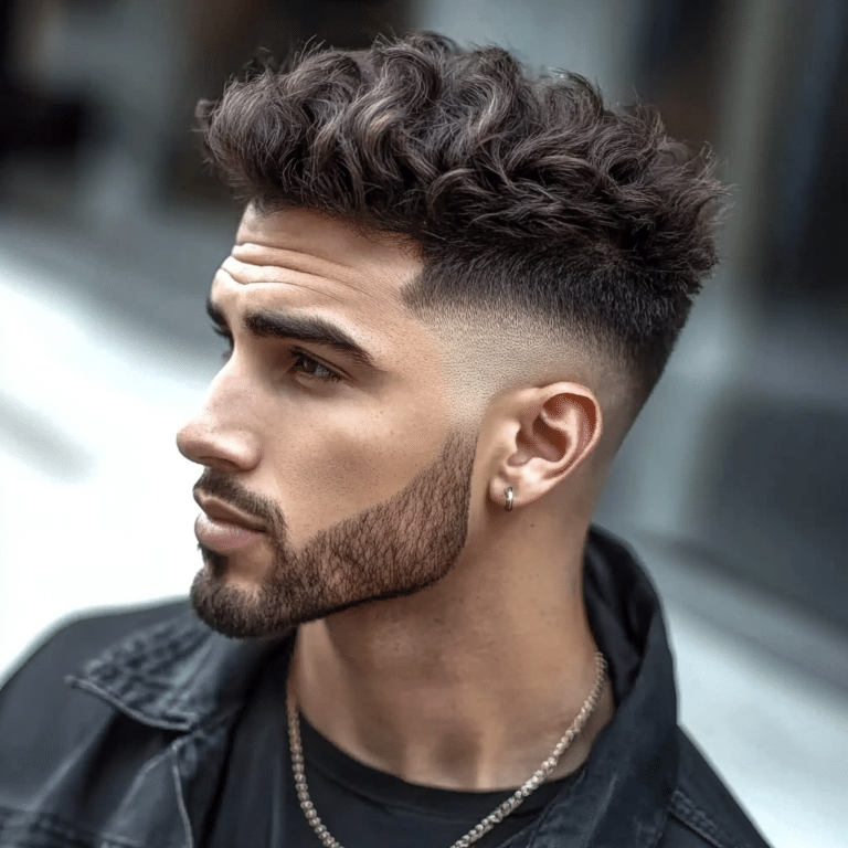 Blowout Taper with Textured Fringe and Other Blowout Styles for Men