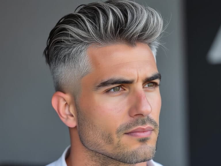 Hairstyles for Men Embracing Natural Gray Hair