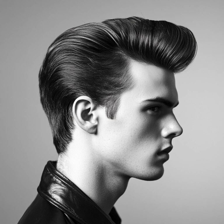 Men's Pompadour Hairstyle: From Royal Origins to Modern Trendsetter ...