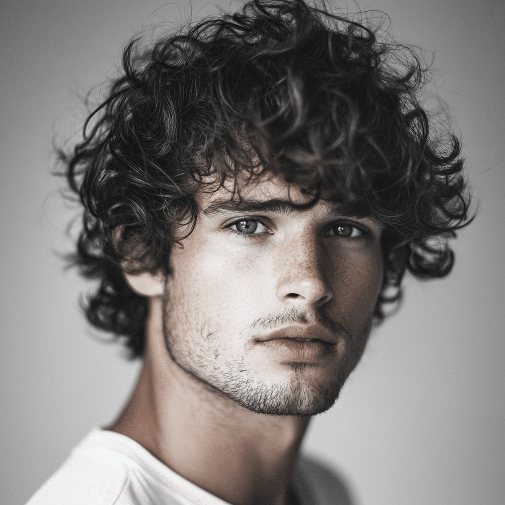 Men’s Long Curly Haircuts and How to Elevate Your Look – VAGA men's magazine