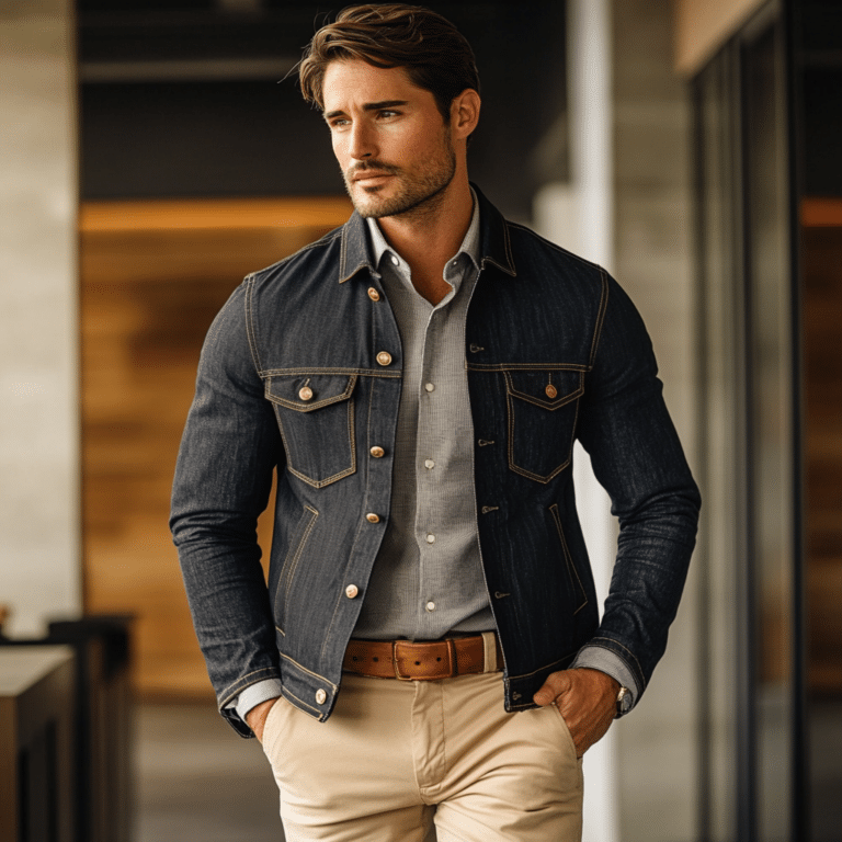 How to Wear a Denim Jacket for Men: Style Tips & Outfit Combinations ...