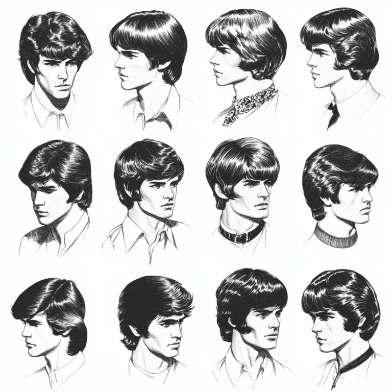 Barbershop Hairstyle Charts: The 1970s-Inspired Edition – VAGA men's ...