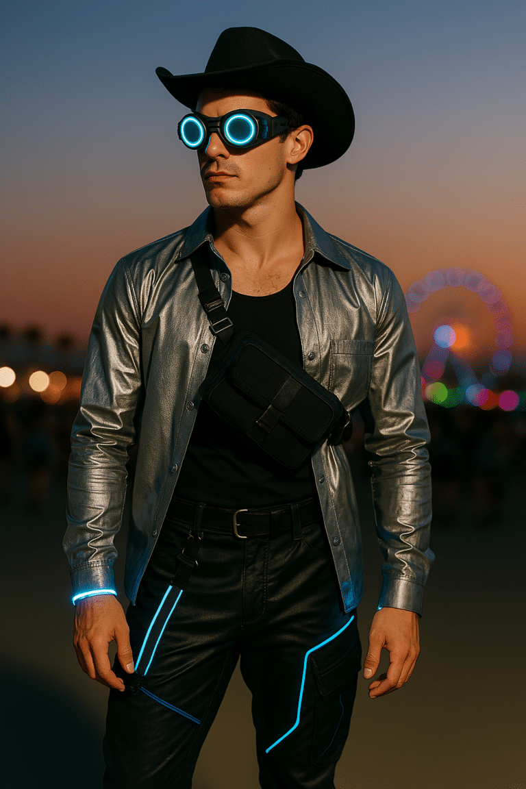 Rave Outfits for Men That'll Make You the Main Character (Without Even ...