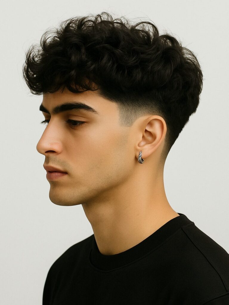 Blowout Taper with Textured Fringe and Other Blowout Styles for Men